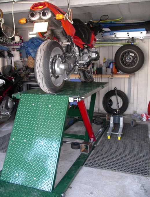 Fabrication table élévatrice / Lève-moto